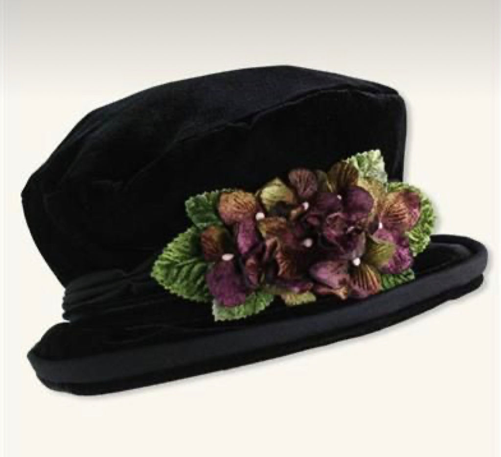 devon-violet-velvet-hat | Hopeless Romantic Trading