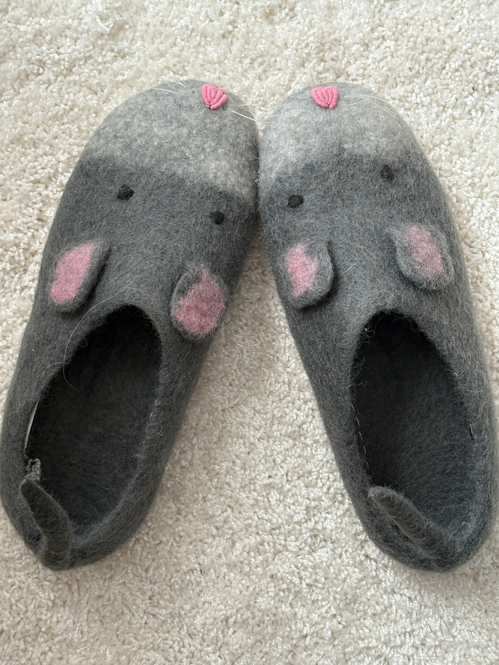 Mousekins Boiled Wool Slippers – Hopeless Romantic