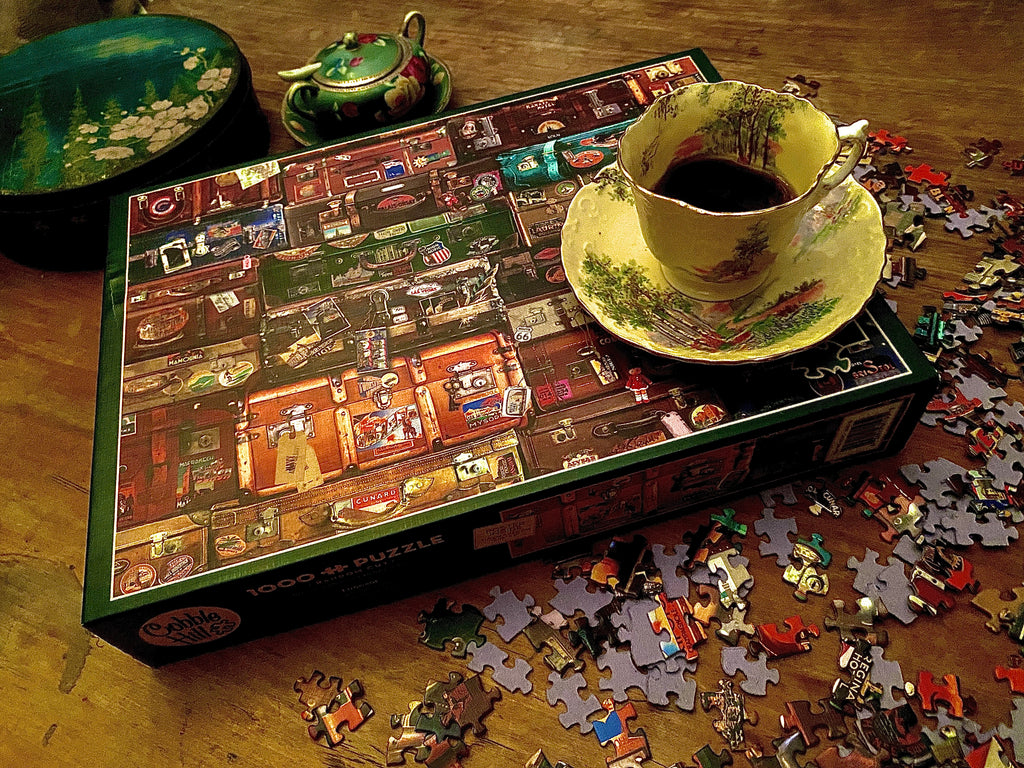 wanderlust-puzzle-vintage-luggage | Hopeless Romantic Trading