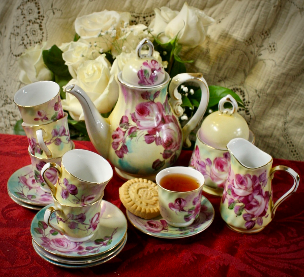 pink-peony-tea-set | Hopeless Romantic Trading